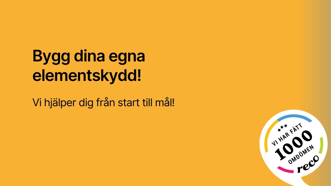 Bygg ditt eget elementskydd – enkel DIY-guide