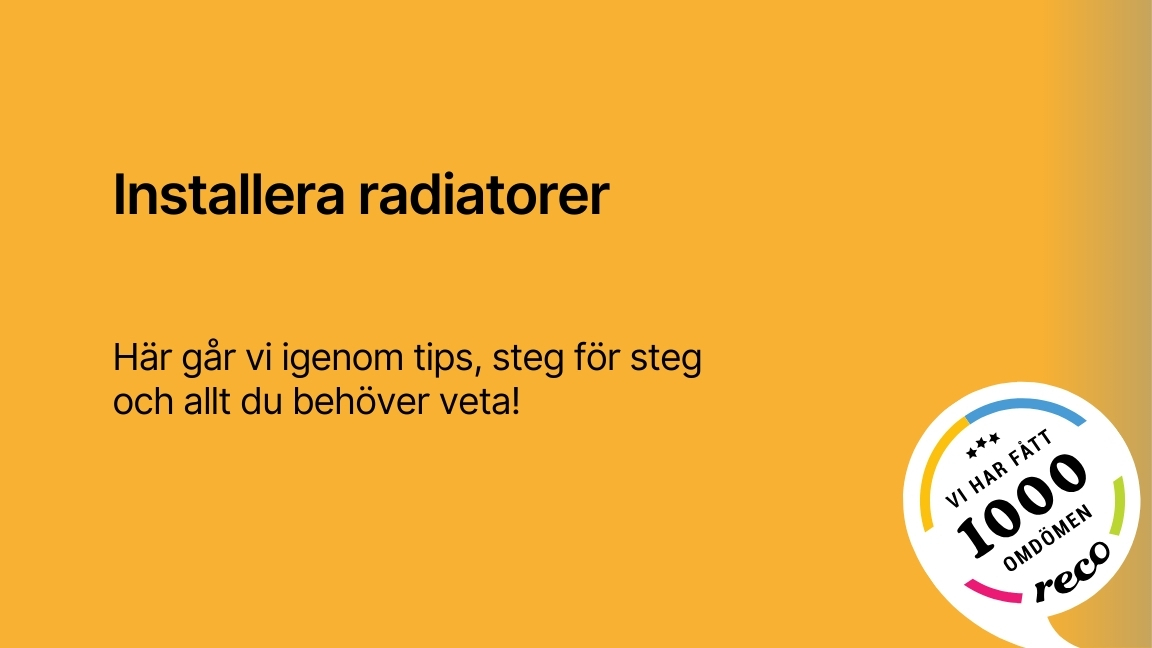 Installera radiatorer – Steg-för-steg guide för säker montering