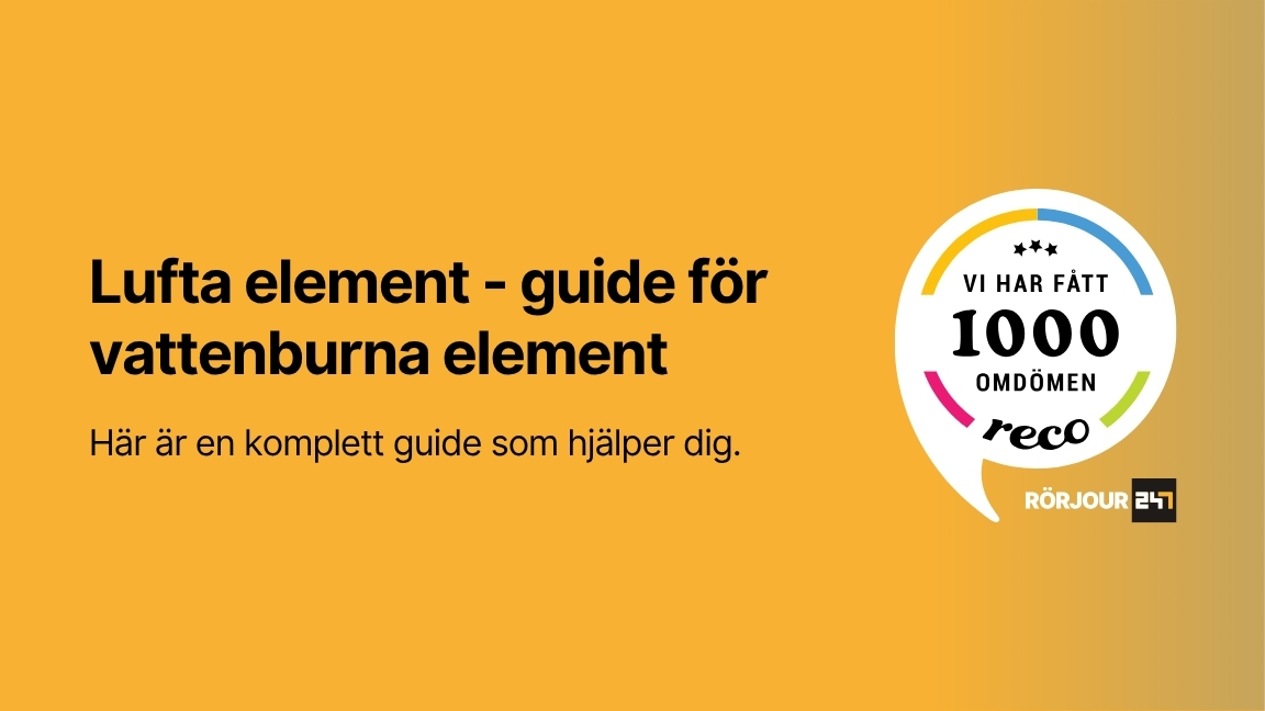 Lufta element - guide för vattenburna element